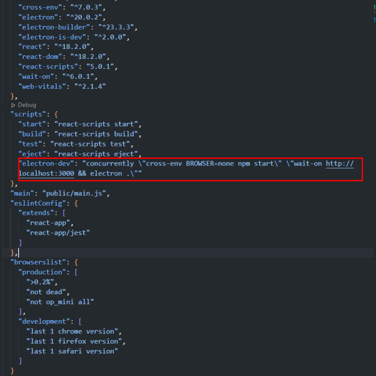 Connect React.js library with Electron.js